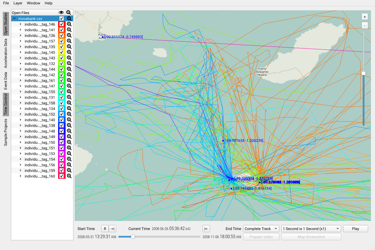 Map window | Firetail Manual